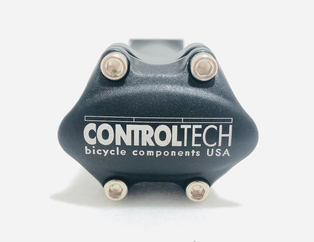 全新 CONTROLTECH ONE 鋁合金 噴砂黑 龍頭 / 立管, 體育器材, 自行車及配件, 單車在旋轉拍賣