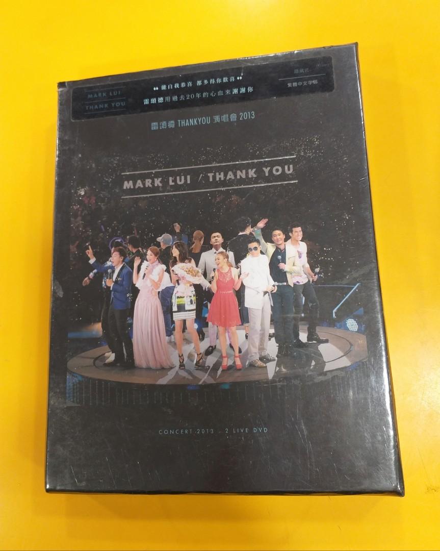 雷頌德 MARK LUI THANK YOU 演唱會2013 2 LIVE DVD, 興趣及遊戲, 音樂樂器 & 配件, 音樂與媒體 - CD ...