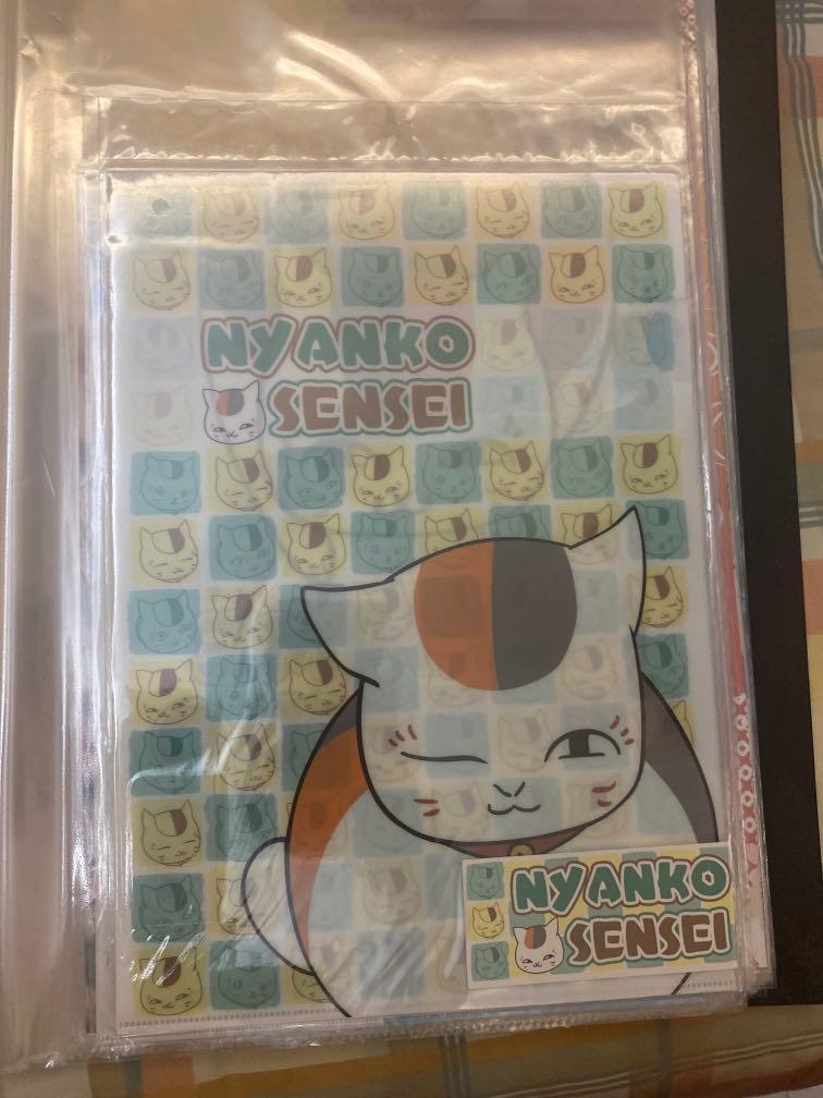 A4 Sized Anime Plastic Folders Natsume Yuujinchou 夏目友人帳 Nyanko Sensei ...