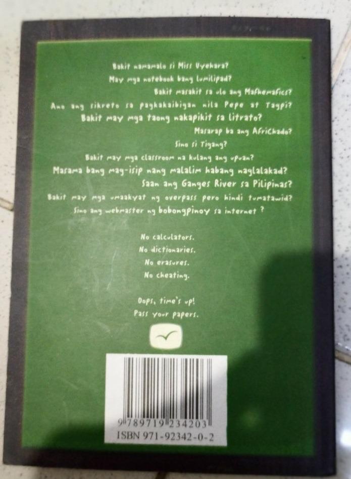 ABNKKBSNPLAKo?! by Bob Ong, Hobbies & Toys, Books & Magazines, Fiction ...