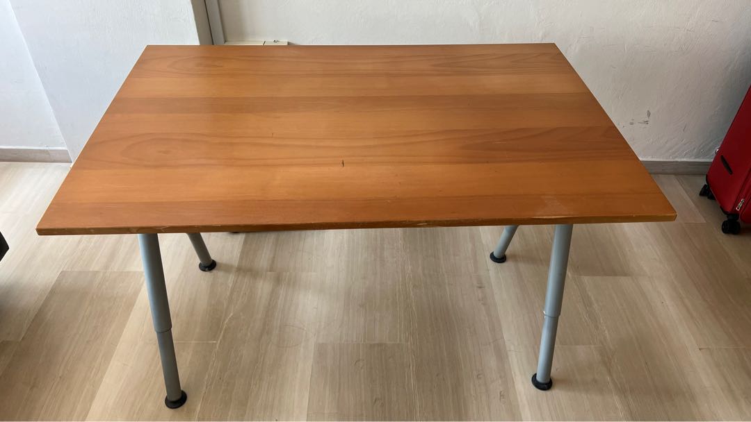 Adjustable Height Study Table Computer Table Heavy Duty, Furniture ...