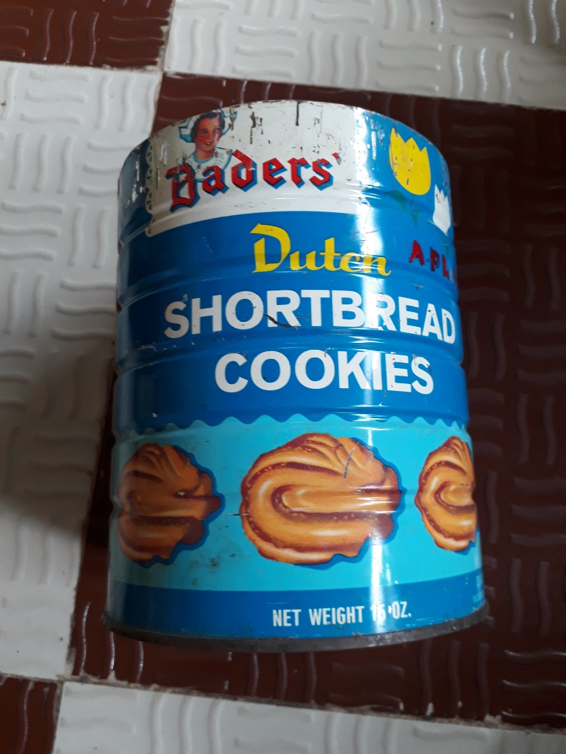 Bader's Dutch SHORTBREAD COOKIES - Made in U.S.A - Empty Tin - Vintage ...