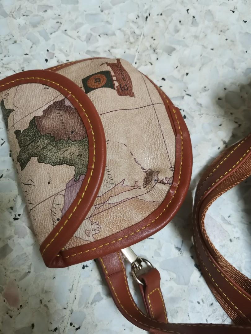 Bag Backpack world map B.angel, Luxury, Bags & Wallets on Carousell