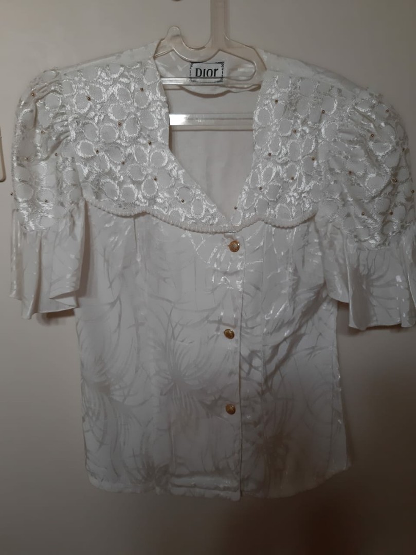 Baju Vintage Dior branded gaun dress, Fesyen Wanita, Pakaian Wanita ...