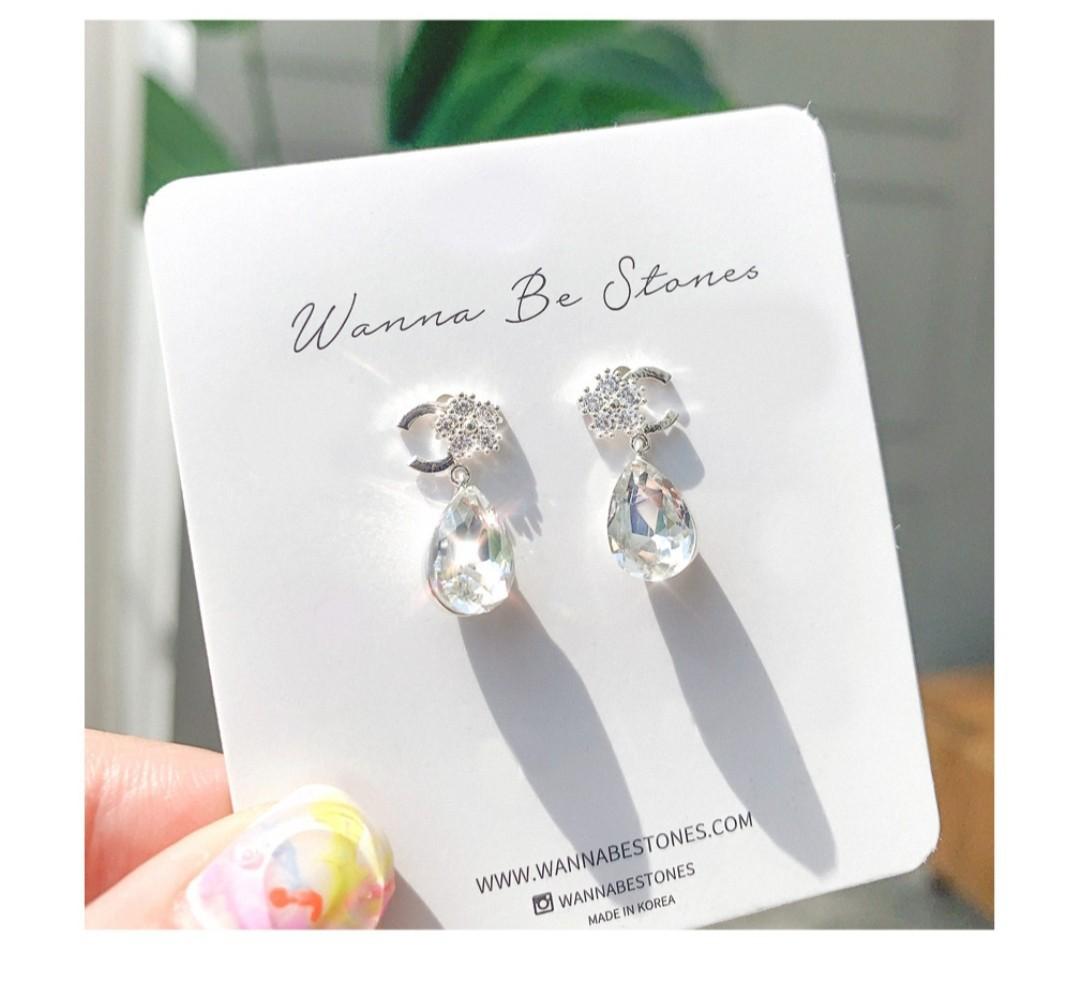 Barand New Korean earings, Women's Fashion, Jewelry & Organizers ...