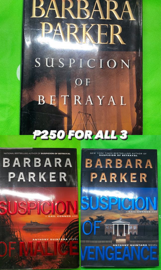 BARBARA PARKER BOOKS SET OF 3, Hobbies & Toys, Books & Magazines, Fiction & Non-Fiction on Carousell