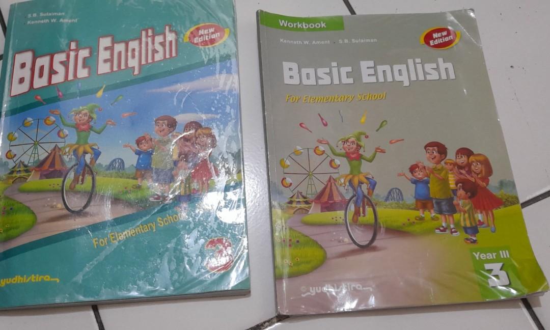 Basic english inggris kelas 3 Sd, Buku & Alat Tulis, Buku di Carousell