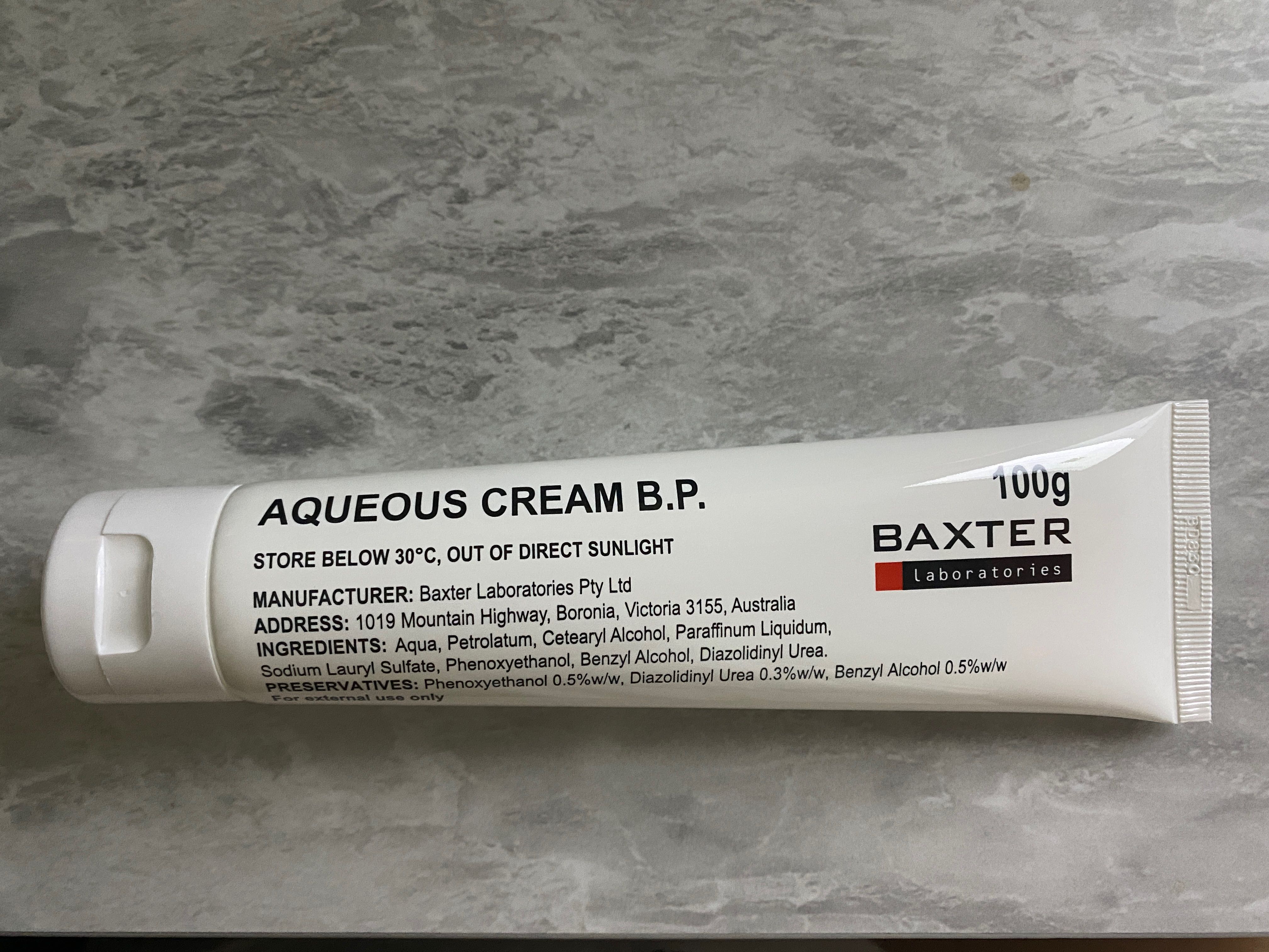 Baxter Aqueous Cream BP, 美容＆化妝品, 沐浴＆身體護理, 沐浴及身體護理 - 身體護理 - Carousell