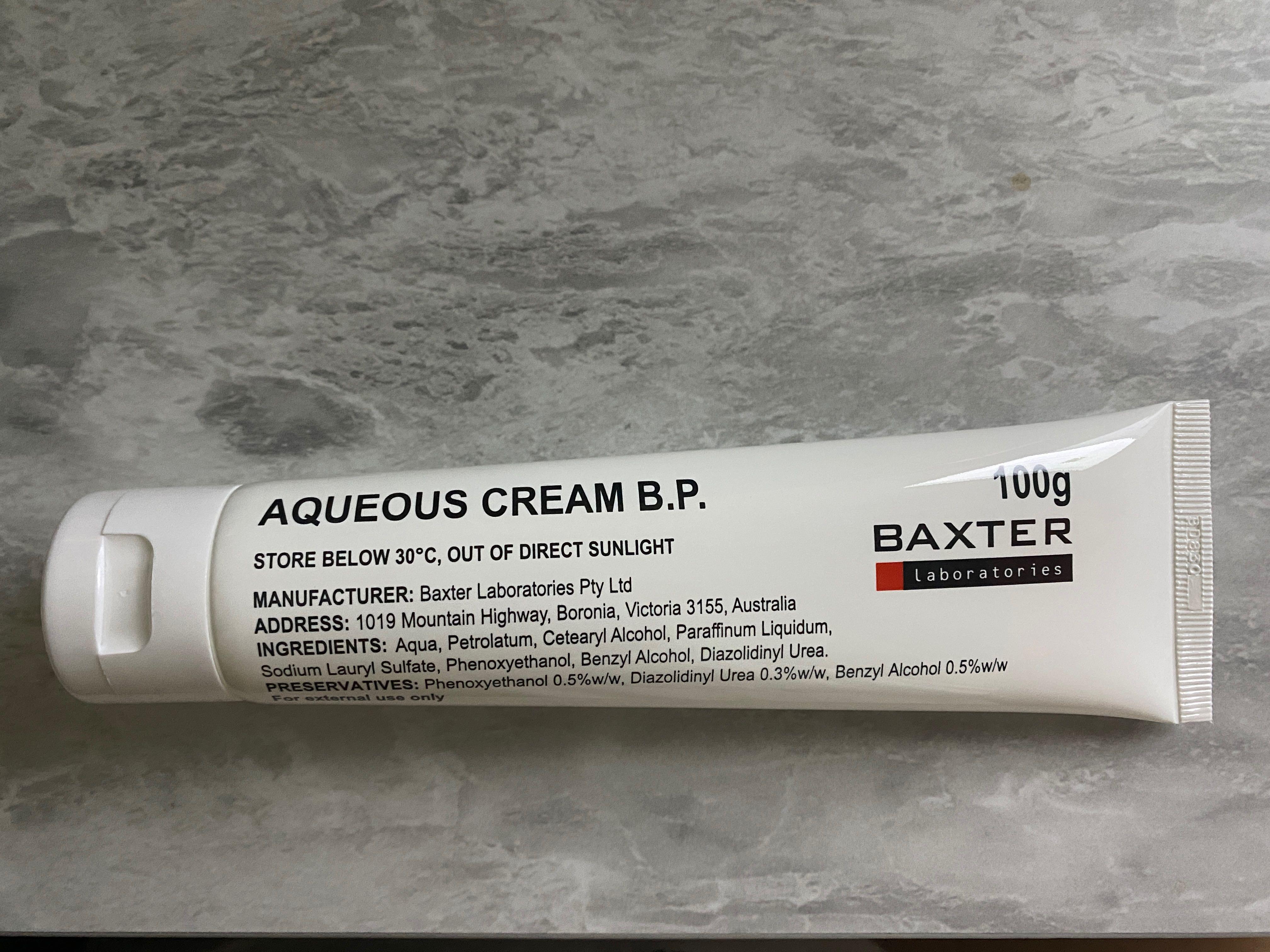 Baxter Aqueous Cream BP, 美容＆化妝品, 沐浴＆身體護理, 沐浴及身體護理 - 身體護理 - Carousell