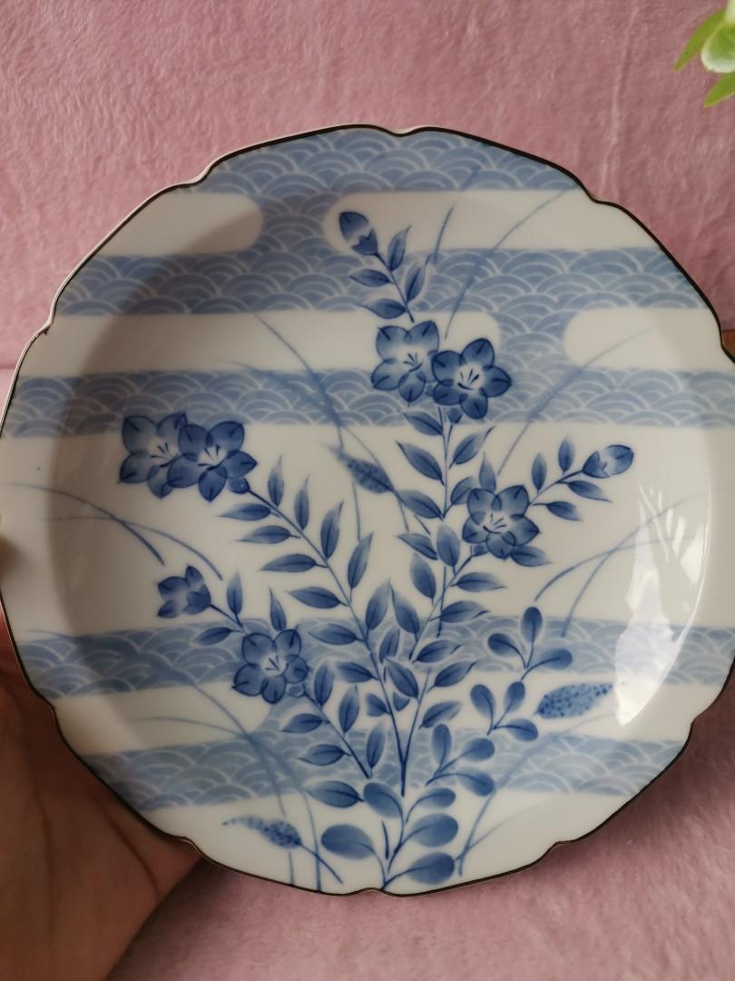 Blue Flower Plates, Furniture & Home Living, Kitchenware & Tableware ...