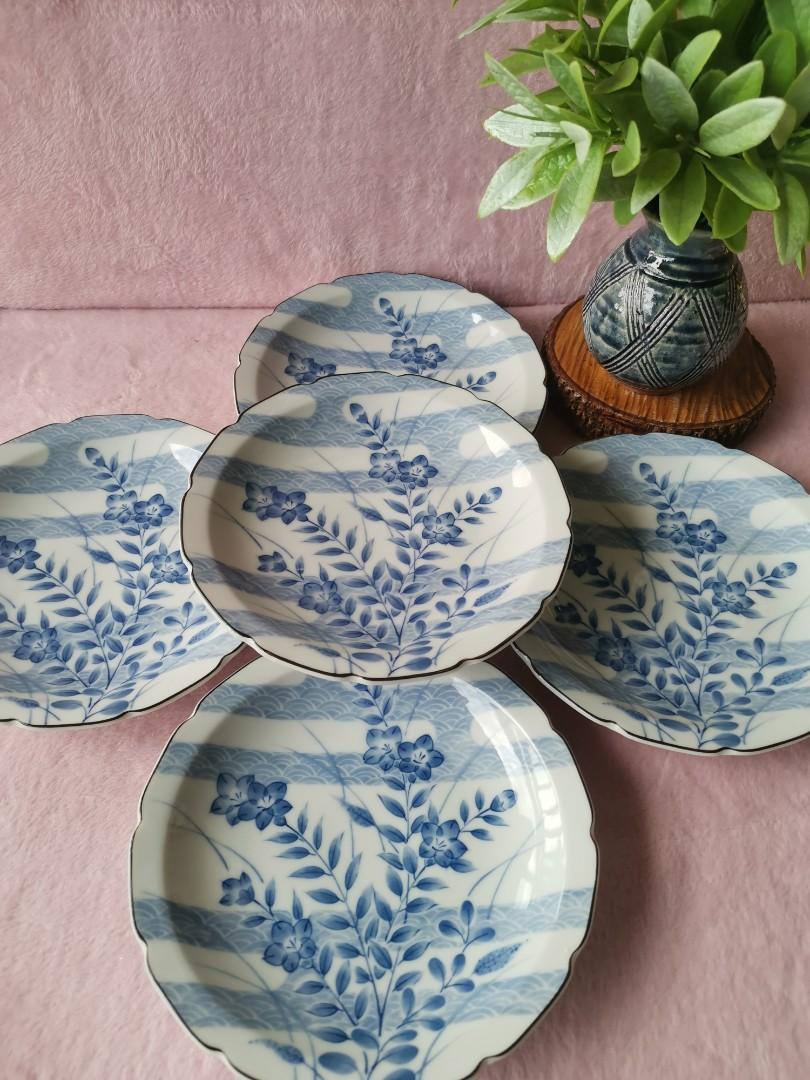Blue Flower Plates, Furniture & Home Living, Kitchenware & Tableware ...