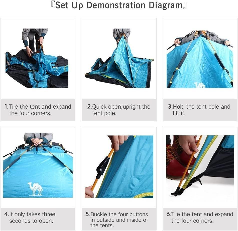 (BN) Camel Automatic Tent Hydraulic Dome Tent Canopy for Camping ...