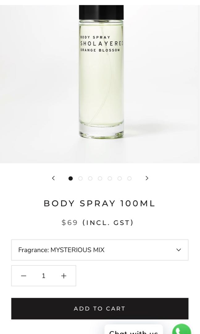 BODY SPRAY 100ML - mysterious mix, Beauty & Personal Care, Fragrance ...