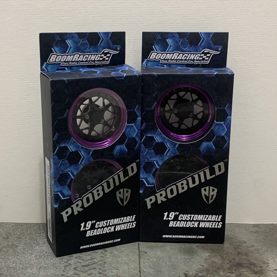 Boom Racing Probuild 1.9” LGB Beadlock Wheels for RC Crawler, Hobbies ...