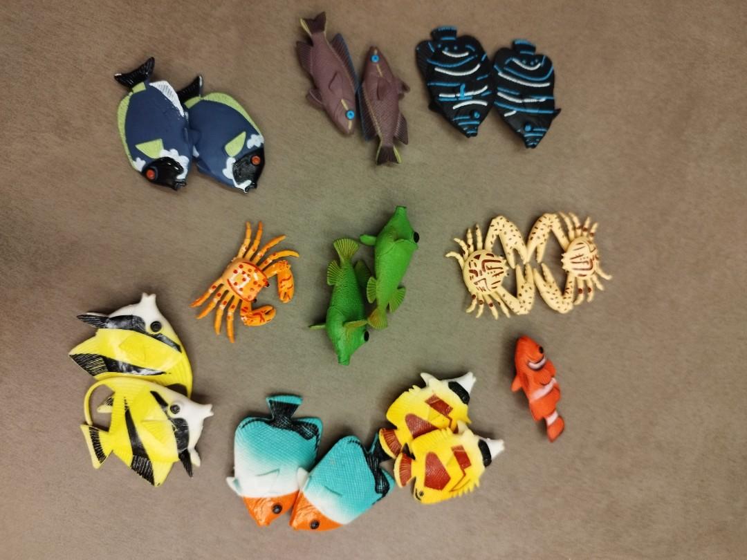 Brand new Battat Terra tropical fish / crab figurines for educational ...