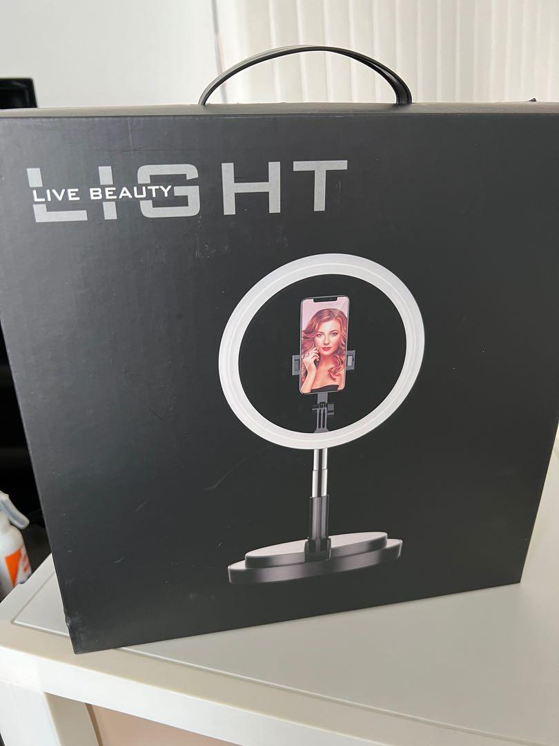 Camera light/live streaming light 自拍燈, Photography, Photography ...