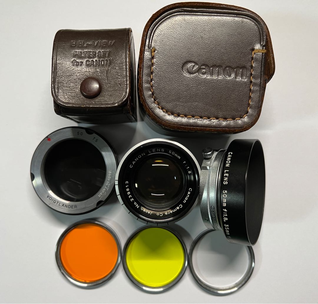 Canon 50mm f1.8 LTM set, Photography, Lens & Kits on Carousell