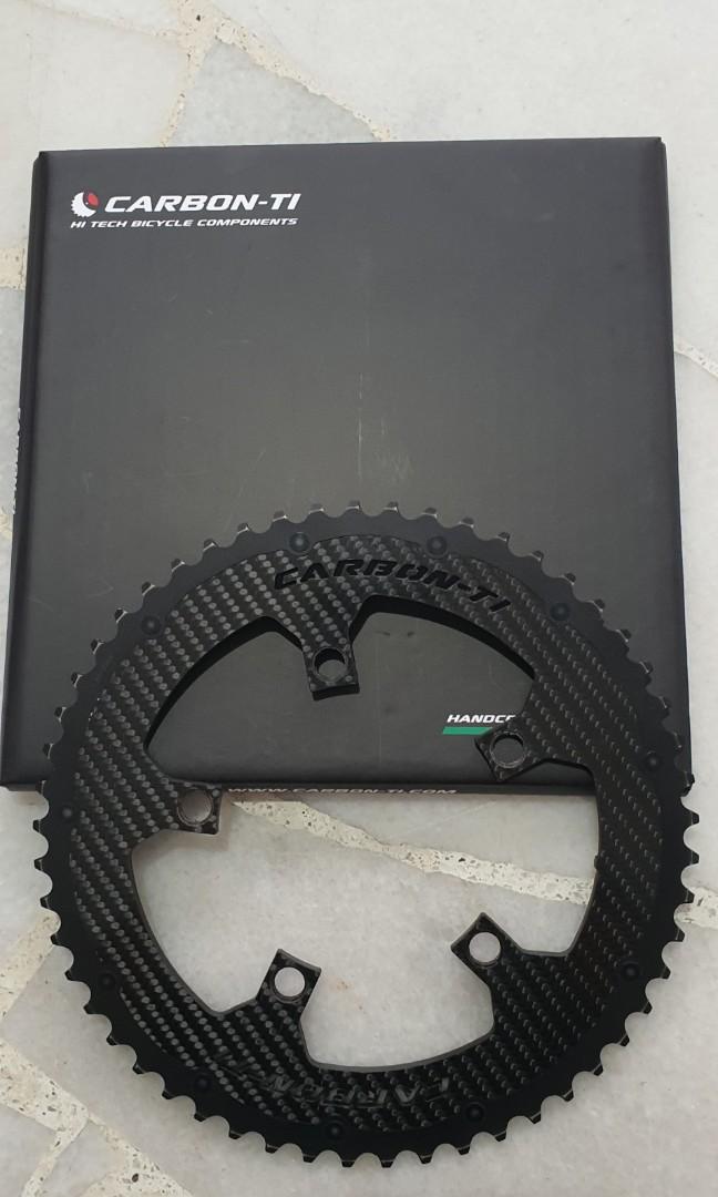 Carbon Ti Chainring 53.5 T, Sports Equipment, Bicycles & Parts, Parts ...