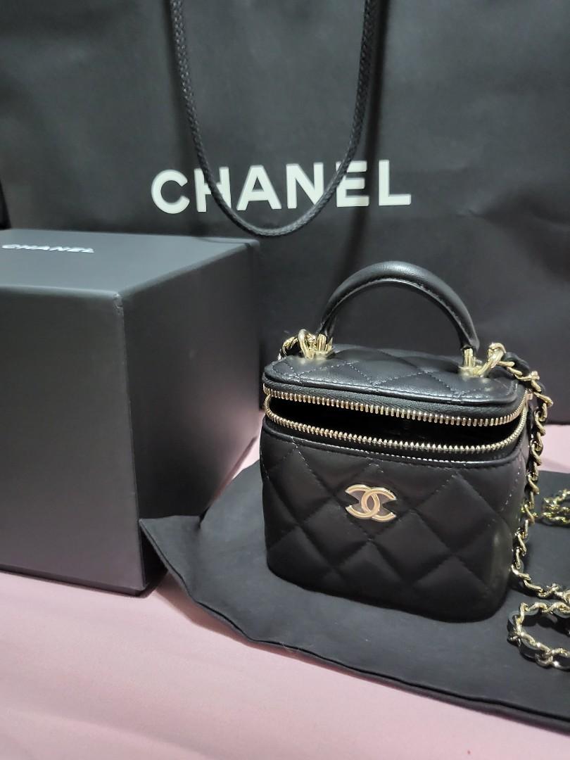 Chanel mini vanity, Luxury, Bags & Wallets on Carousell