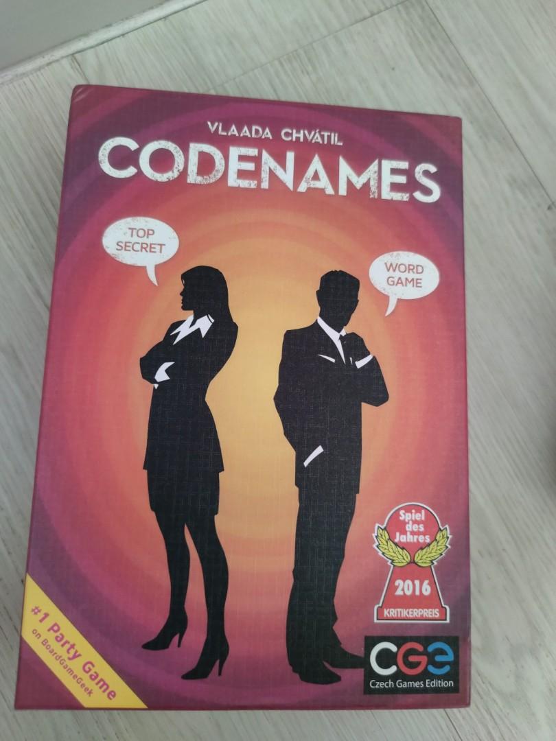 Codenames Card Game, Hobbies & Toys, Toys & Games on Carousell