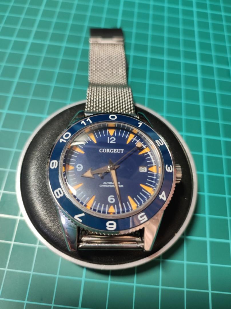 Corgeut Automatic Mechanical Diver Seamaster-Style Watch, Men's Fashion ...