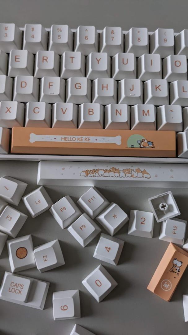 Corgi Gk68 wireless custom mechanical keyboard, Computers & Tech, Parts ...