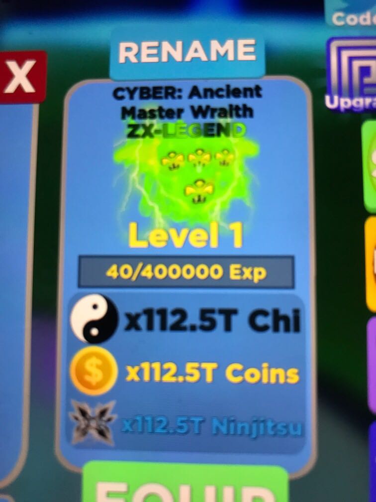 CYBER:Ancient Master Wraith~ZX-LEGEND(From Roblox:Ninja Legends), 電子遊戲 ...