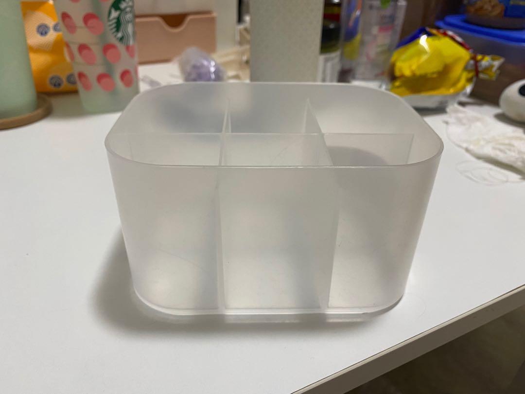 Daiso Storage Box with Dividers, Furniture & Home Living, Home ...