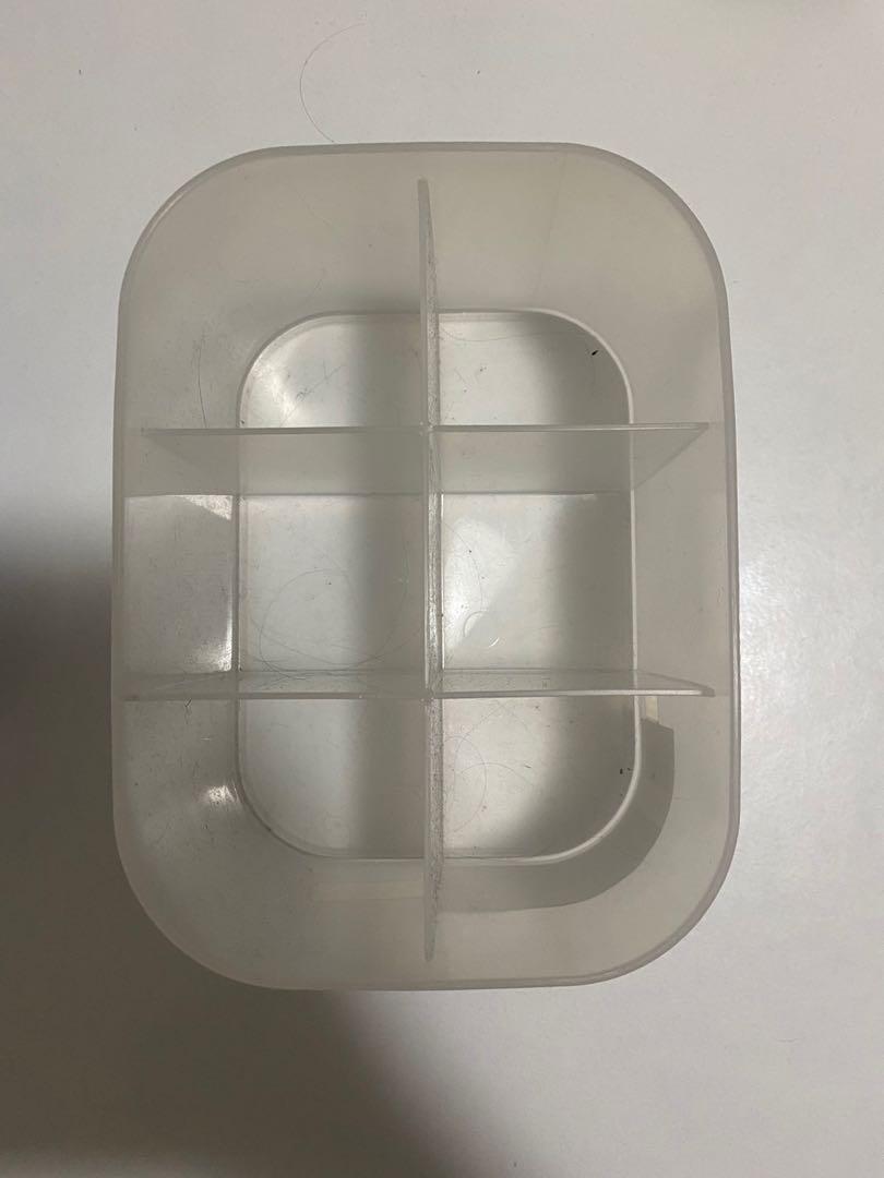 Daiso Storage Box with Dividers, Furniture & Home Living, Home ...