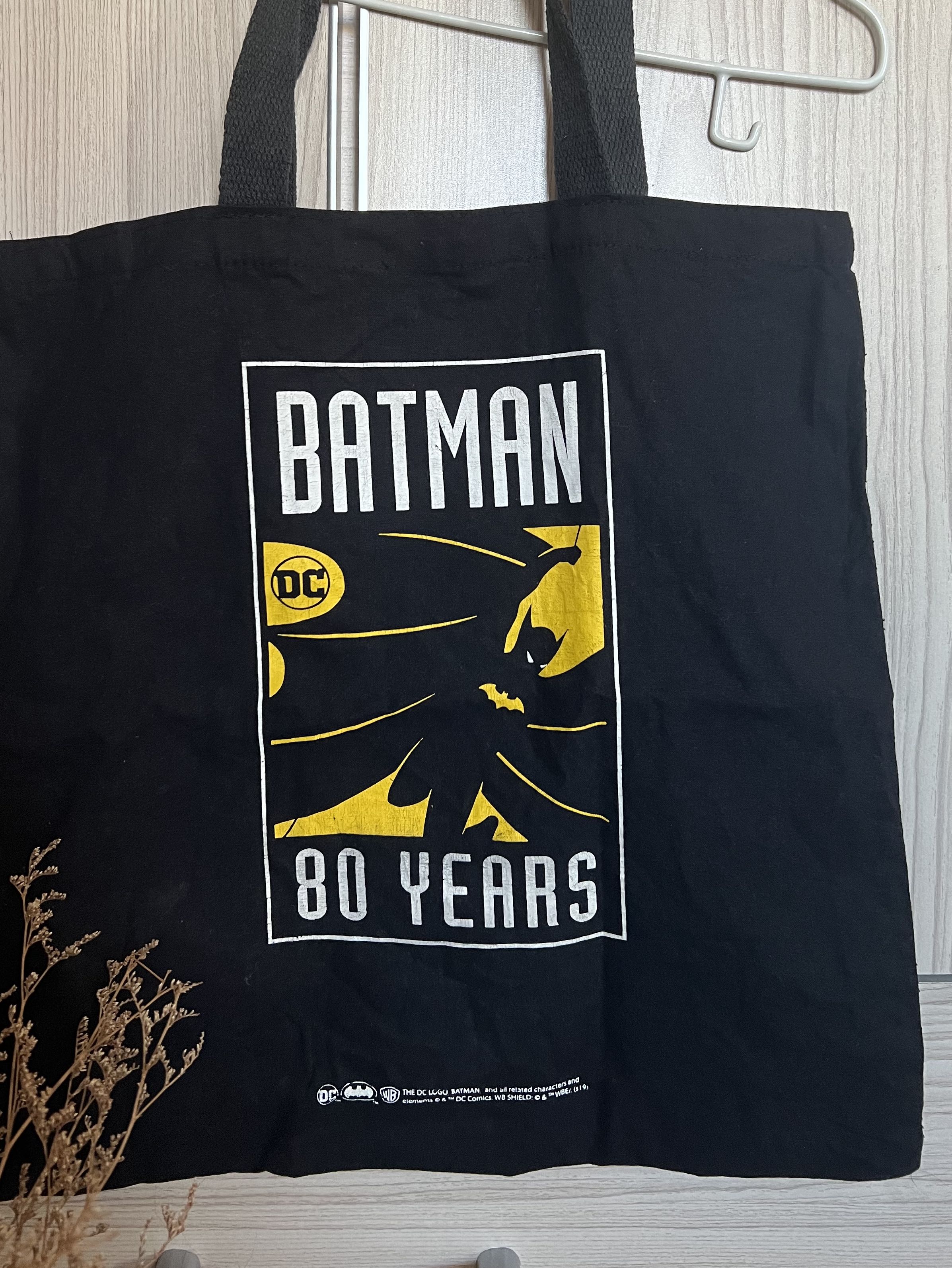 Marvel dc bag Batman tote bag 80 years collection, Men's Fashion, Bags ...