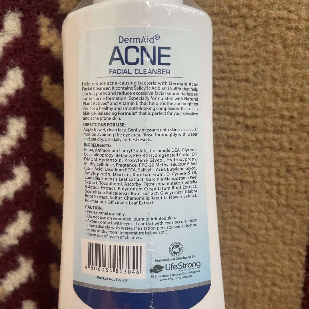 DERMAID Acne Facial Cleanser 75ml, Beauty & Personal Care, Face, Face ...