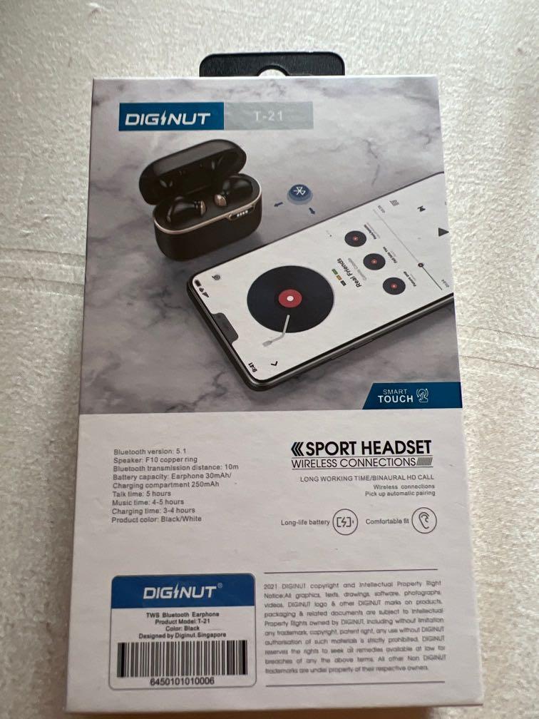 DIGINUT TWS 3D 5.1 T-21 earphones, Audio, Earphones on Carousell