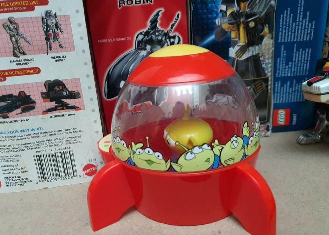 Disney Pixar Toy Story Alien Rocket Container & Tomy Disney Pixar Toy ...