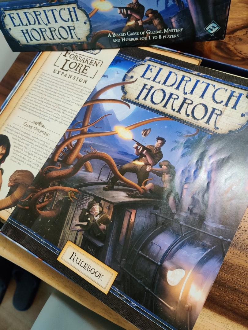 Eldritch Horror and Forsaken Lore Expansion, Hobbies & Toys, Toys ...