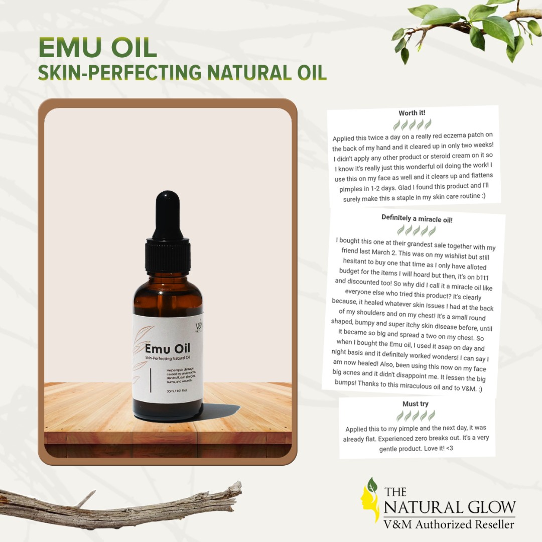 EMU OIL Skin-Perfecting Natural Oil, Beauty & Personal Care, Face, Face ...