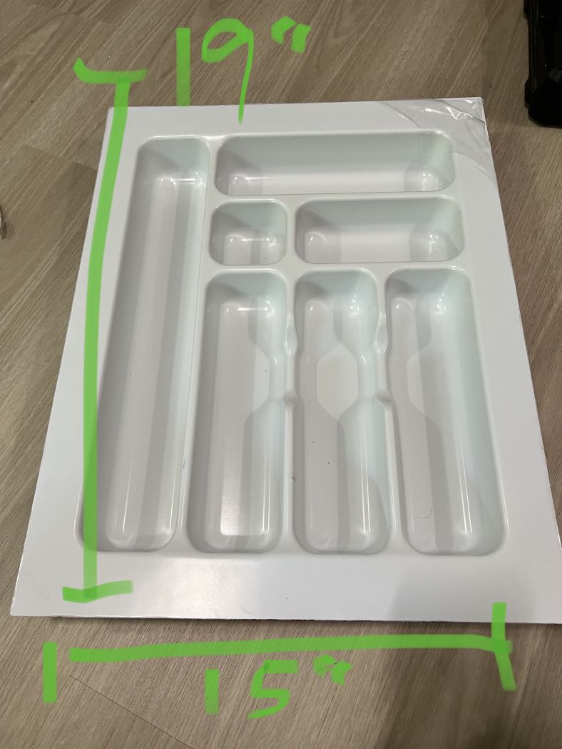 Excel abs cutlery tray, Furniture & Home Living, Kitchenware ...