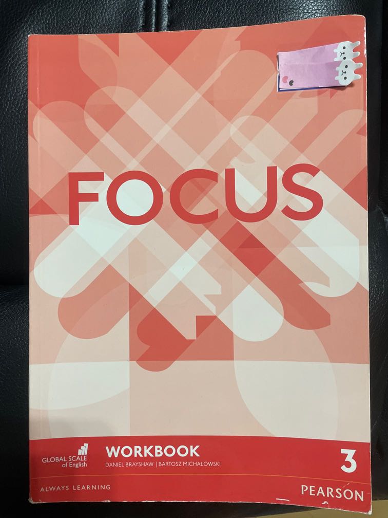 Focus 3 Workbook, 興趣及遊戲, 書本 & 文具, 教科書 - Carousell