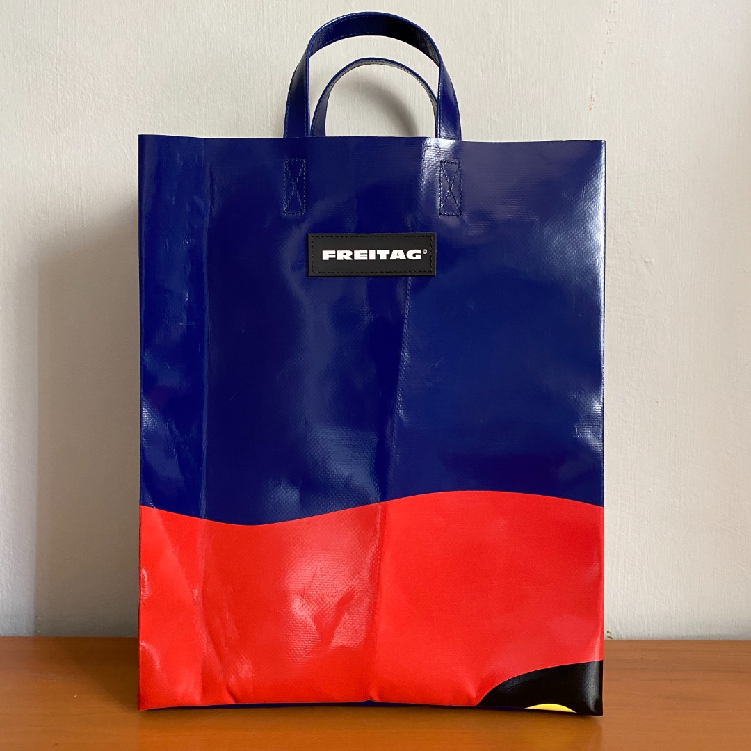 Freitag F52 Miami Vice in Dark Blue, with Red, Yellow and Black, Men's ...