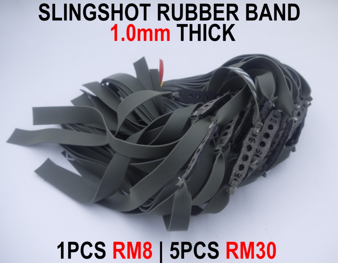 Getah Lastik Tebal 1.0mm (Warna Random), Sports Equipment, Other Sports ...