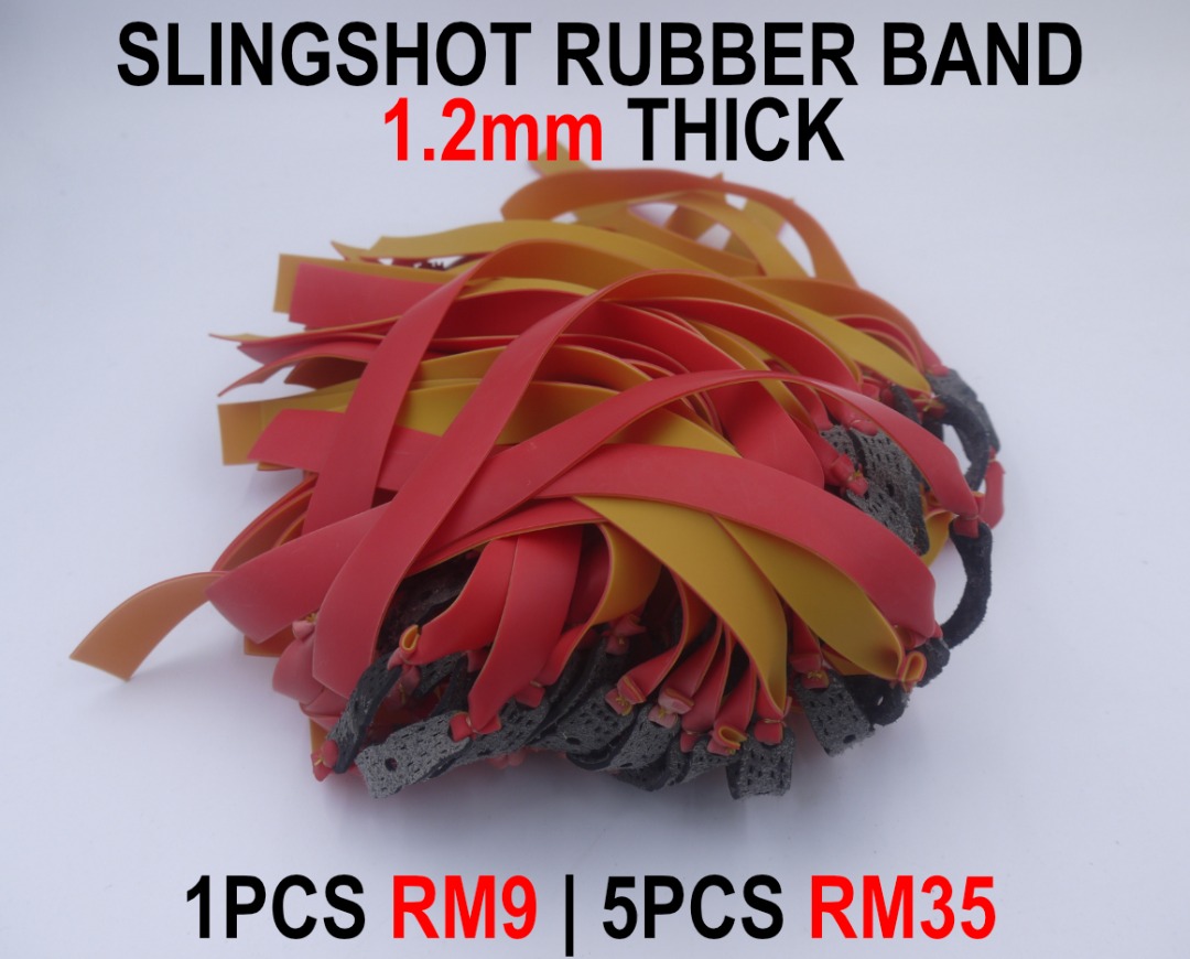Getah Lastik Tebal 1.2mm (Random Color), Sports Equipment, Other Sports ...