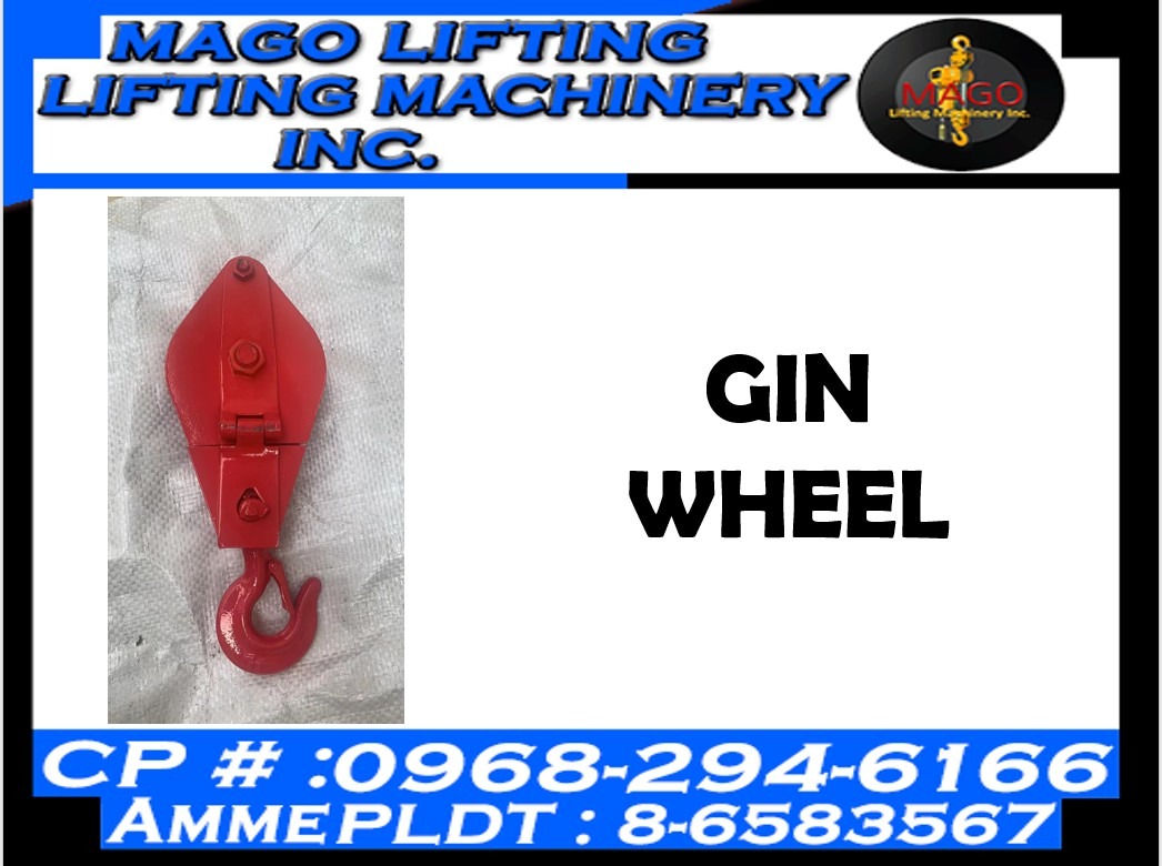 Gin Wheel, Commercial & Industrial, Construction Tools & Equipment on ...