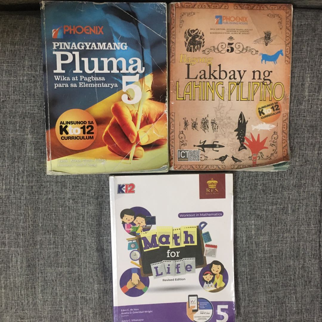 Grade 5 Textbook Bundle (Pinagyamang Pluma, bagong lakbay ng Lahing ...