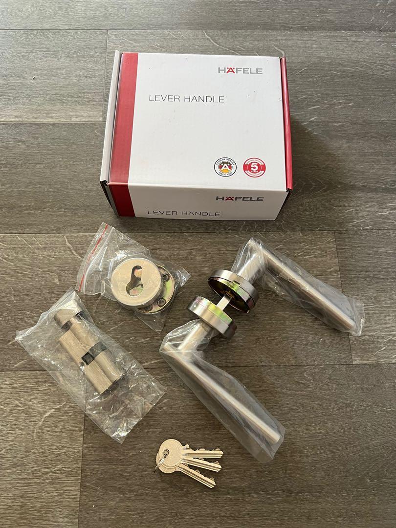 Hafele oval handle lockset, Furniture & Home Living, Security & Locks ...