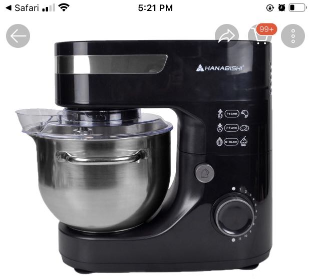 Hanabishi Original 12 speed Professional stand mixer 4L HPM-900, TV ...