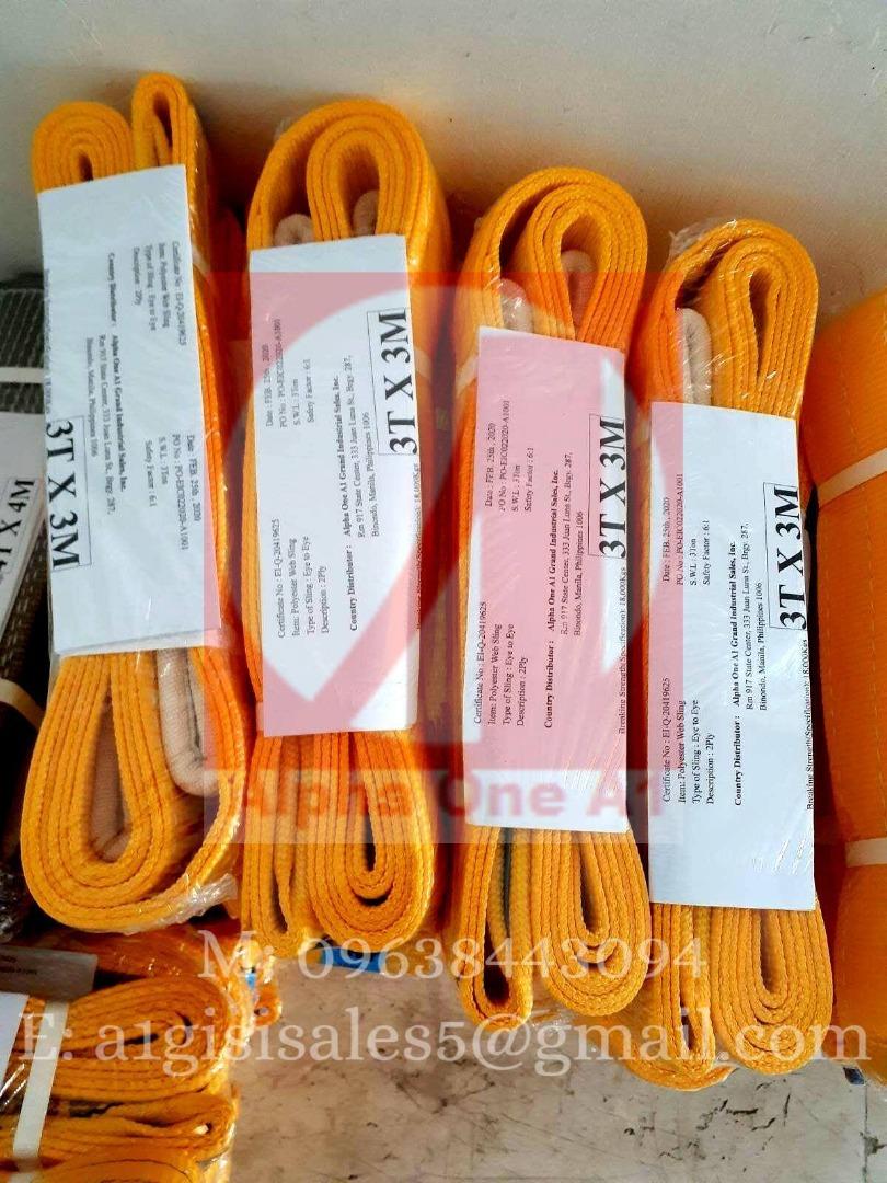 Heavy Duty Webbing Sling - Sling Belt For Mobile Crane & Tower Crane ...