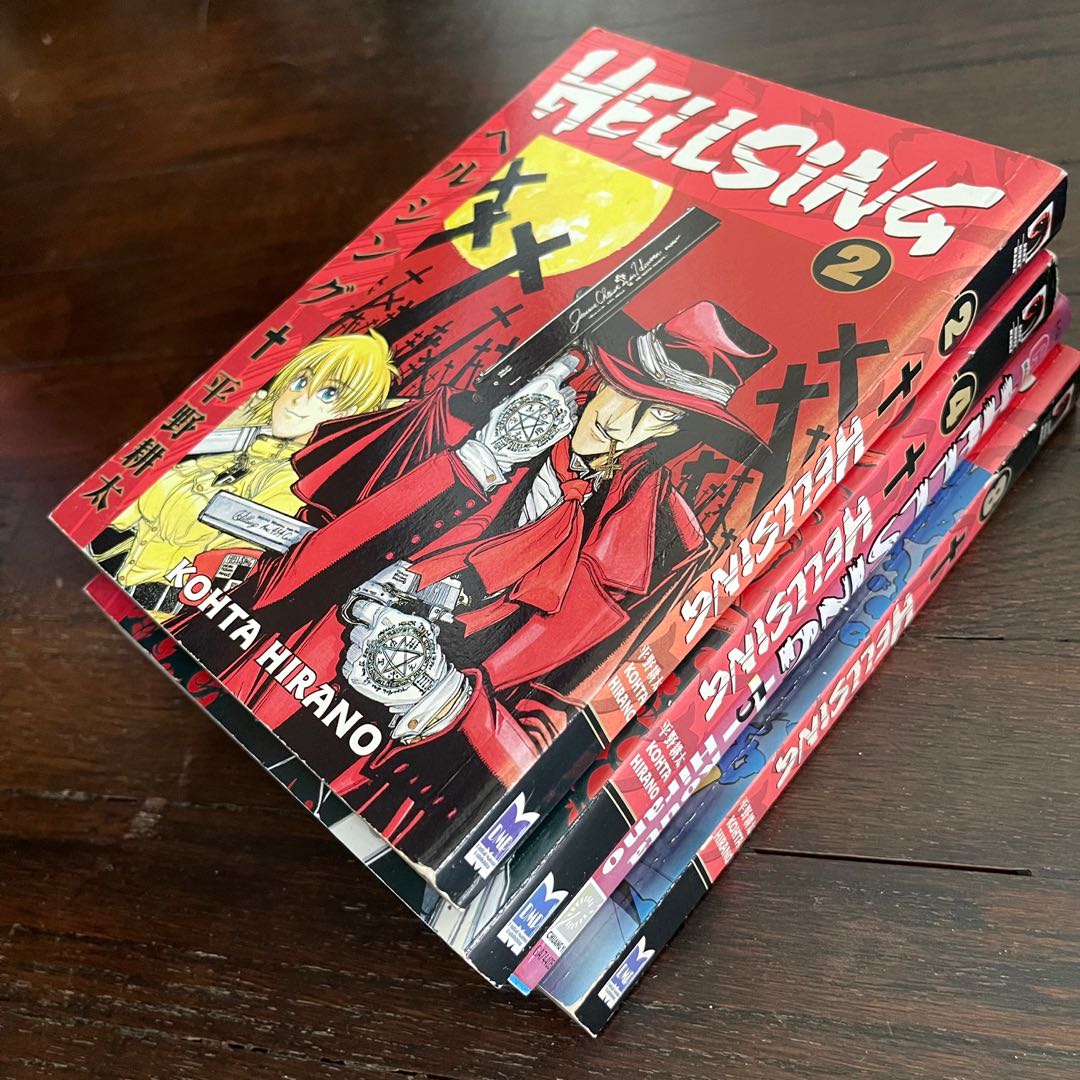 Hellsing Manga Collection (Volumes 2,4,5,8), Hobbies & Toys, Books ...