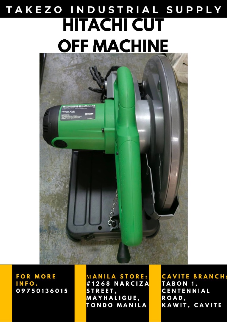 Hitachi Cut Off Machine, Commercial & Industrial, Industrial Equipment ...