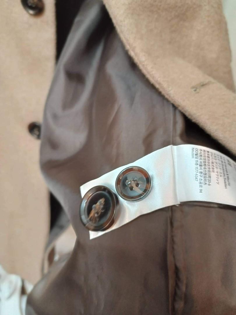 H&M Overcoat/Camel Coat David Beckham Collection, Men's Fashion, Coats ...