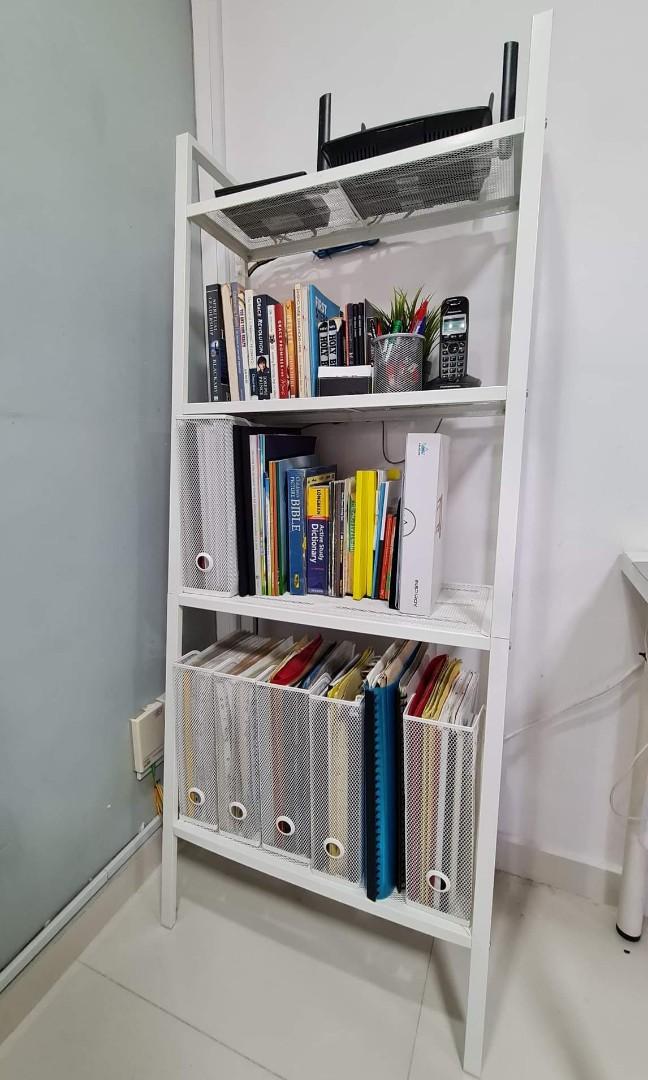 Ikea Bookselves with 6 Magazine Rack, Furniture & Home Living ...