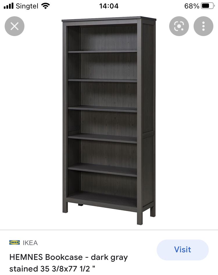 IKEA hemnes bookshelf x2, Furniture & Home Living, Furniture, Shelves ...